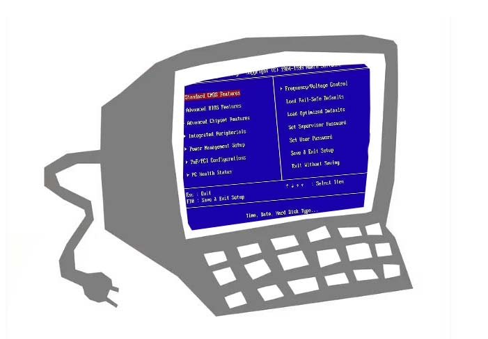 Configure Boot Sequence/Order/Priority in OLD CMOS BIOS SETUP | DESKDECODE.COM