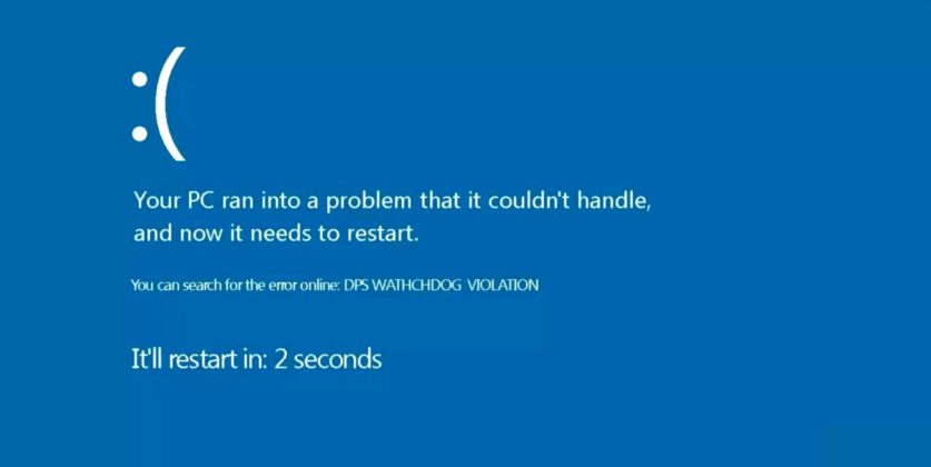 “DPC WATCHDOG VIOLATION” On Blue Screen – What It Is & How to Fix It ...