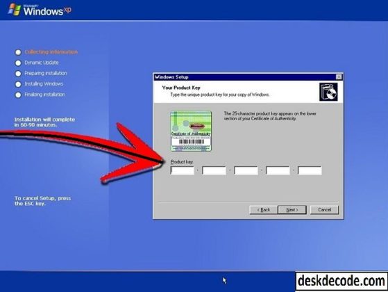 How To Install Windows XP? – Complete Guide | DESKDECODE.COM